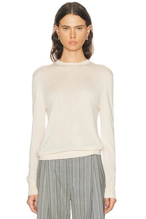 Renggli Crewneck Sweater In Silk And Cashmere Blend