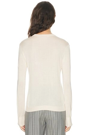 Renggli Crewneck Sweater In Silk And Cashmere Blend