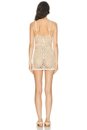 Attico Crochet Mini Dress