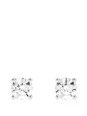 APM MONACO Promesse Stud Earrings - Silver