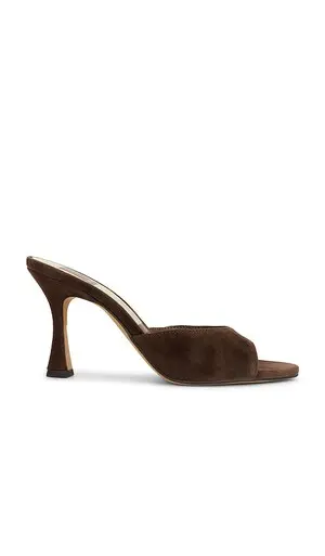 Dolce Vita Rosha Suede Heeled Sandal - Brown