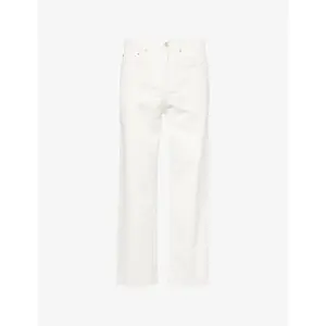 LES DEUX Carpenter Patch-pocket Denim Jeans - Light Ivory
