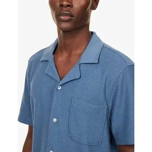 Paige Oliver Short-sleeve Cotton-blend Shirt