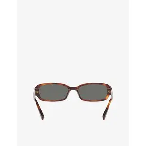 Saint Laurent Sl 872 Oval-frame Acetate Sunglasses
