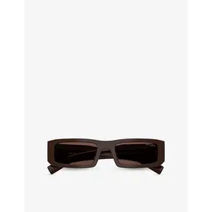 Prada Rectangle Frame Acetate Sunglasses