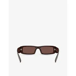Prada Rectangle Frame Acetate Sunglasses