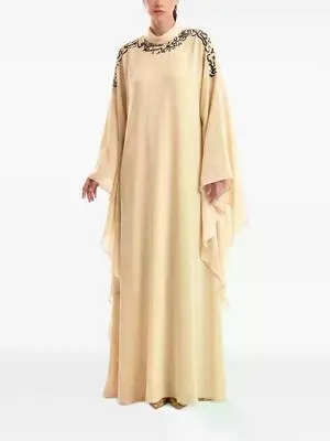 GEMY MAALOUF Embroidered Sleeve Kaftan