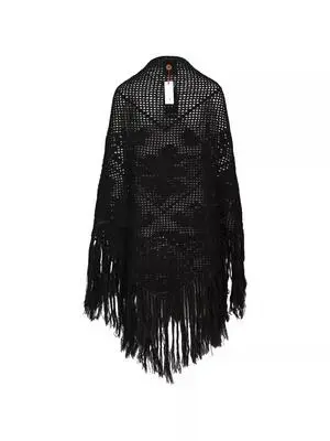 CHIARA IS Peonia Fringed Poncho