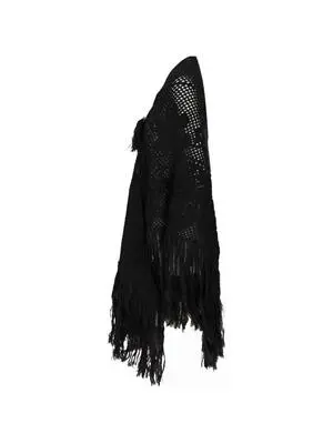 CHIARA IS Peonia Fringed Poncho