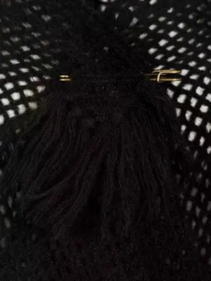 CHIARA IS Peonia Fringed Poncho