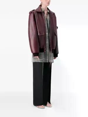 Coperni Oversized Leather Bomber Jacket