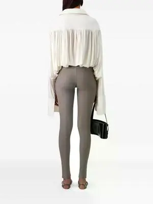 Coperni Draped Boxy Bodysuit - Neutrals