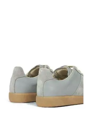 MAISON MARGIELA Replica Leather-panelled Sneakers - Grey