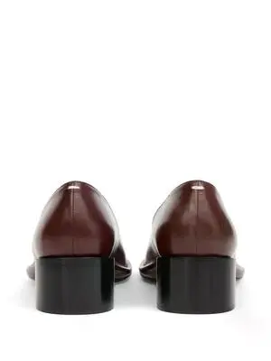 MAISON MARGIELA Piped Square-toe Pumps - Brown