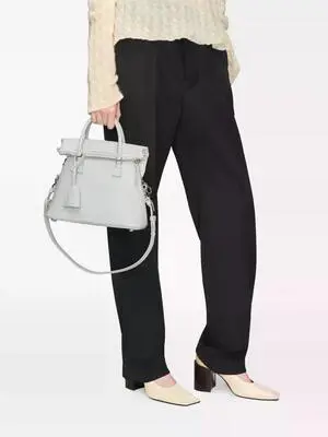 MAISON MARGIELA 5ac Classique Leather Tote Bag - Grey