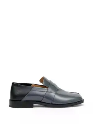 MAISON MARGIELA Tabi Leather Loafers - Grey
