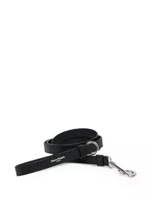 MAISON MARGIELA Grainy Leather Leash - Black