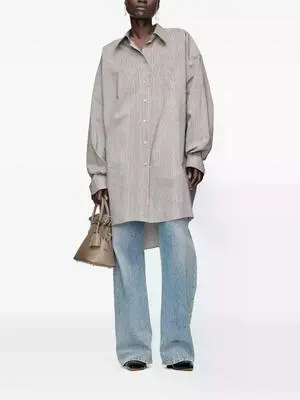 MAISON MARGIELA Oversized Pinstriped Shirt
