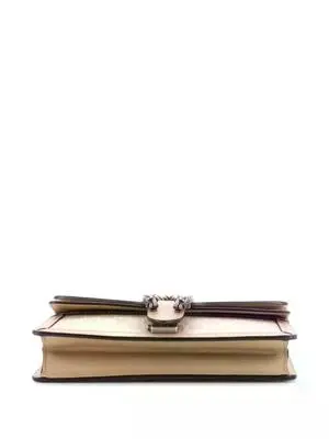 Gucci Dionysus Small Shoulder Bag In Gg Coated Canvas With Leather