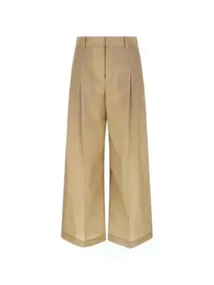 Brunello Cucinelli Monile Wide Leg Trousers