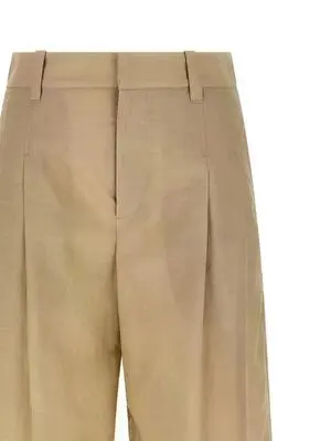Brunello Cucinelli Monile Wide Leg Trousers