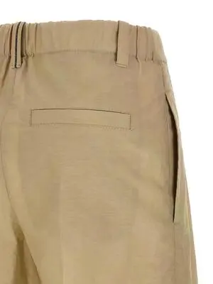 Brunello Cucinelli Monile Wide Leg Trousers