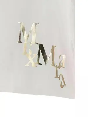 Max Mara Edile Logo-print Cotton T-shirt - Neutrals