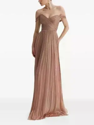Framboise Pleated Evening Dresses