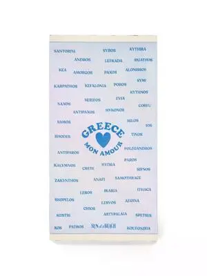 SUN OF A BEACH Fringed Beach Towel - Blue