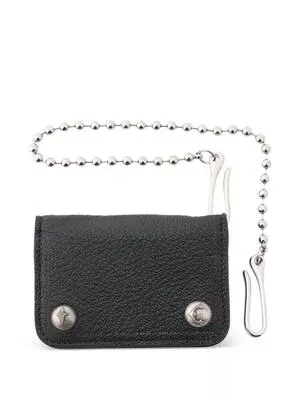 THUG CLUB Ball-chain Leather Card Case