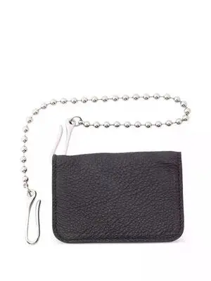 THUG CLUB Ball-chain Leather Card Case