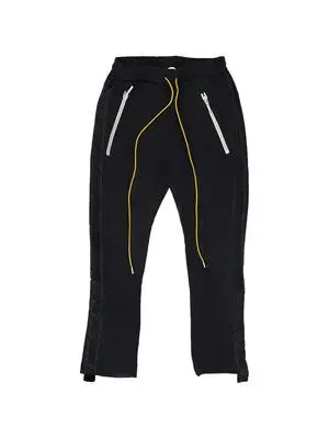 Rhude Traxedo Side-stripe Track Pants - Black