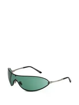 TOM FORD Geometric Frame Sunglasses - Green