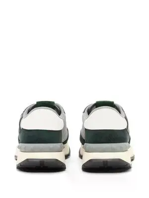 Valentino Garavani Netrunner Fabric And Suede Trainers