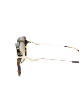Zadig&Voltaire Tortoiseshell-effect Square-frame Sunglasses