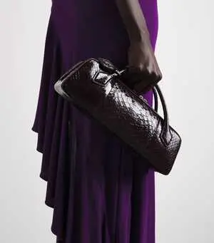Alaïa Le Teckel Snakeskin Top-handle Bag