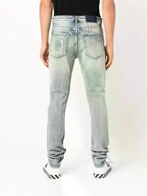 Ksubi Slim-fit Distressed Denim Jeans