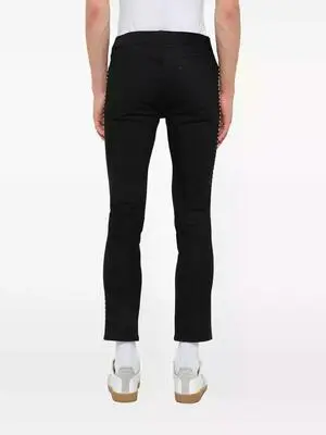 Alexander McQueen Studded-trim Jeans