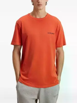 Woolrich Garment-dyed Graphic-print T-shirt