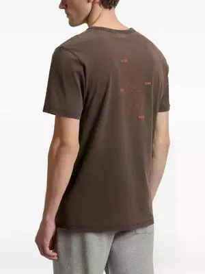 Woolrich Garment-dyed Graphic-print T-shirt