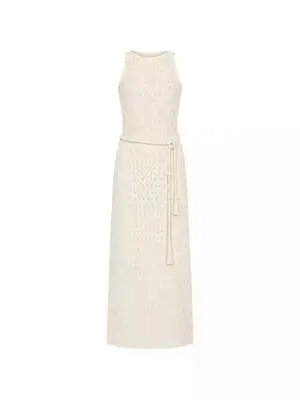 DEVON Braided Belt Maxi Dress