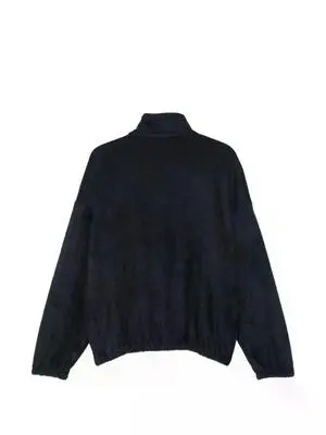 SONG FOR THE MUTE Character Patch Half-zip Sweatshirt