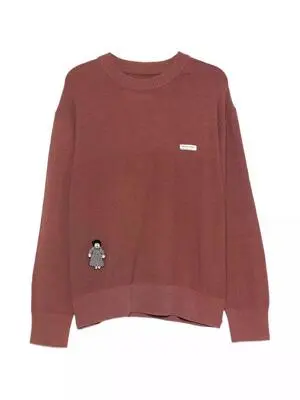 SONG FOR THE MUTE Crew Neck Sweater - Brown