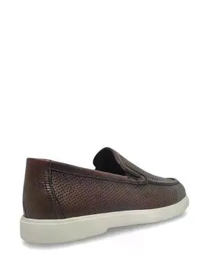 BARRETT Perforated Leather Loafers