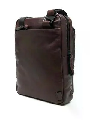 PIQUADRO Logo Plaque Detail Messenger Bag
