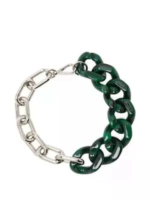 Plan C Chunky Chain Link Necklace - Silver