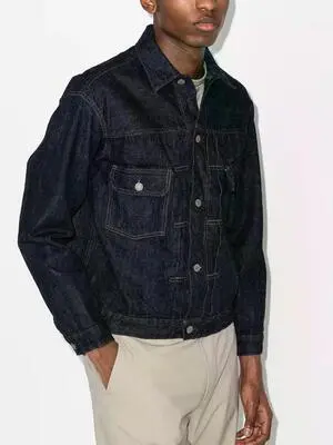 ORSLOW Contrast-stitched Denim Trucker Jacket