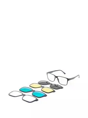 ULTEM Interchangeable-lens Rectangle-frame Eyeglasses