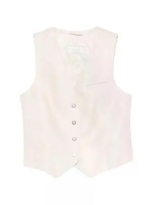 Peserico Buttoned Waistcoat - Neutrals