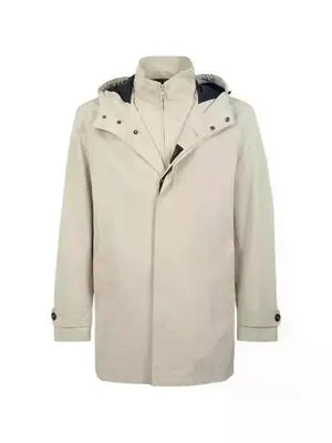 FAY Morning Parka Hooded Jacket - Neutrals
